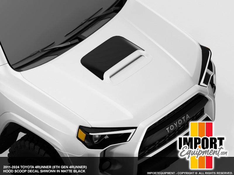 4Runner HOOD SCOOP BULGE - Glare Blocker Decal -5th Gen Toyota 4Runner ...