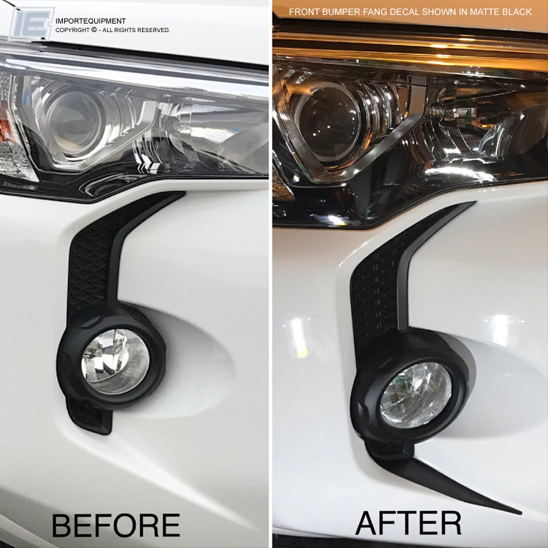 4Runner Front Bumper Fang Decals - 5th Gen Toyota 4Runner 2014 - 2024 ...