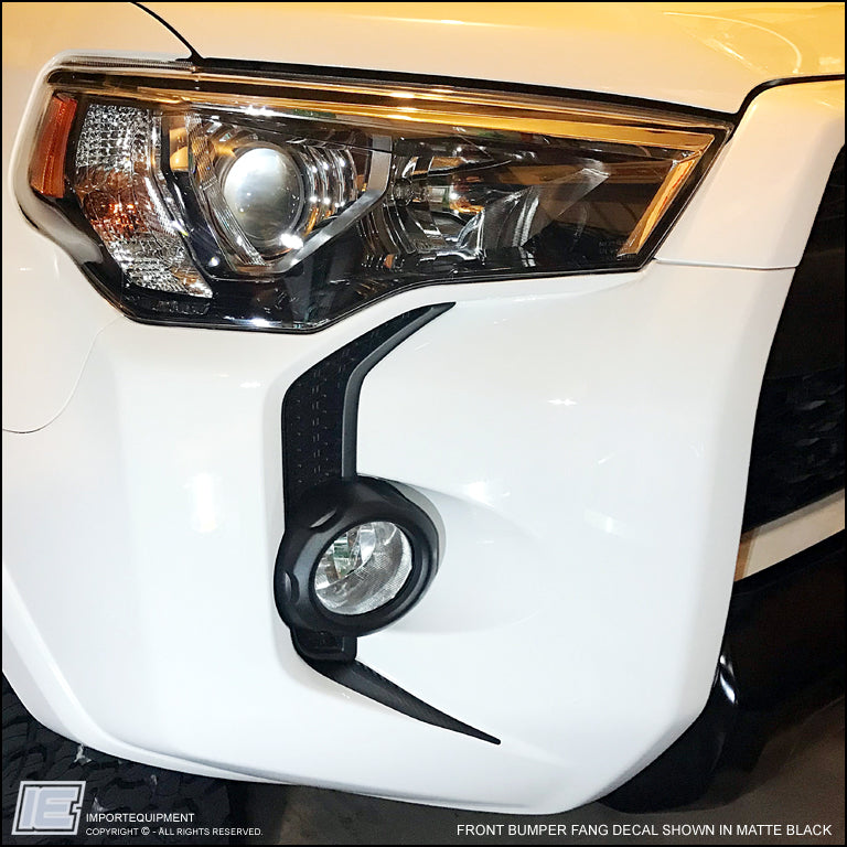 4Runner Front Bumper Fang Decals - 5th Gen Toyota 4Runner 2014 - 2024 ...