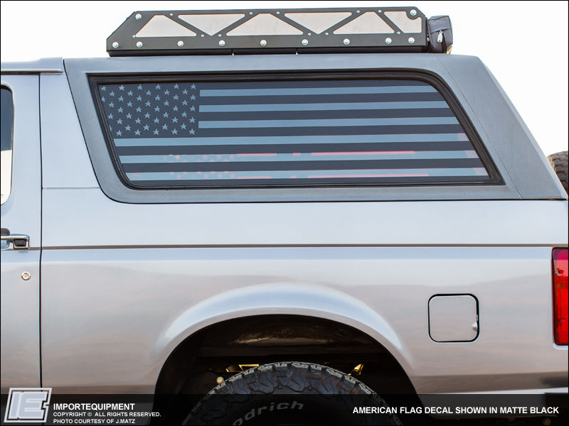 Custom American Flag SIDE WINDOW Decals - Choose Your Size ...